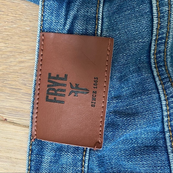 Frye | Jeans | Frye Classic Blue Straight Leg Denim Jeans Womens 4 ...